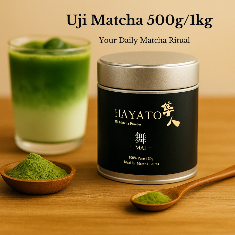 HAYATO Uji Matcha Powder MAI 500g 1kg Pack from Kyoto for Latte Drink ...