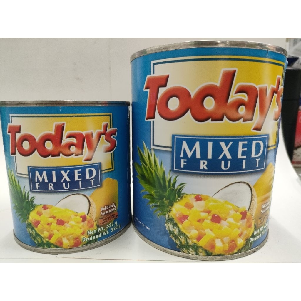 Today's Mixed Fruit Cocktail Net 836, Net 432g | Shopee Philippines