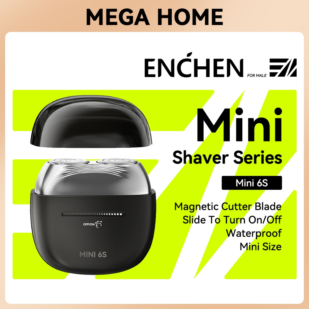 ENCHEN Mini Shaver Mini 6S Electric Shaver Unique Slide To Turn On/Off ...
