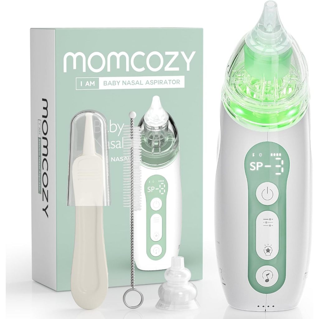 Momcozy Baby Nasal Aspirator, Strong Suction Electric Nose Aspirator ...