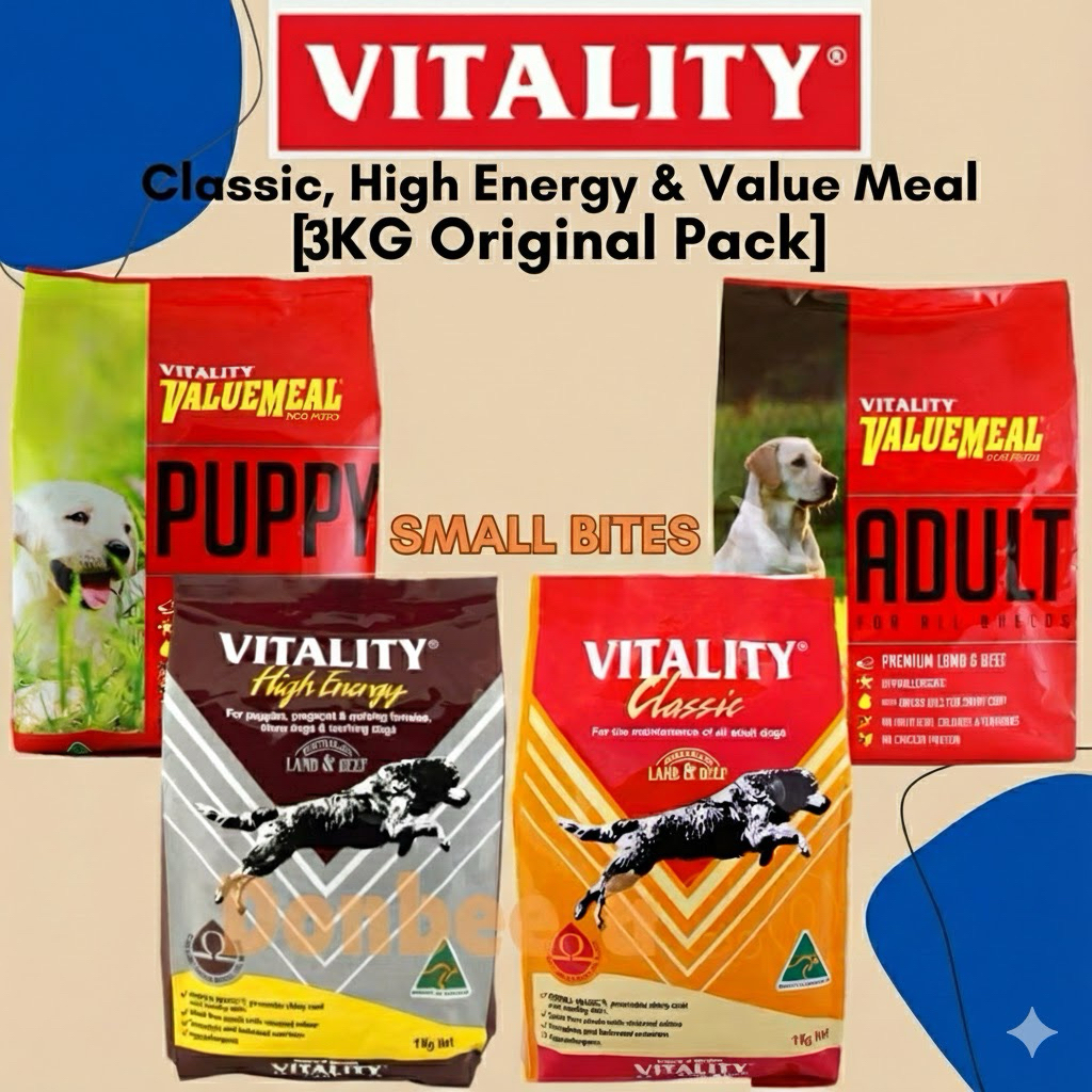 VITALITY Dog Food 3KG ORIGINAL PACKAGING | Shopee Philippines