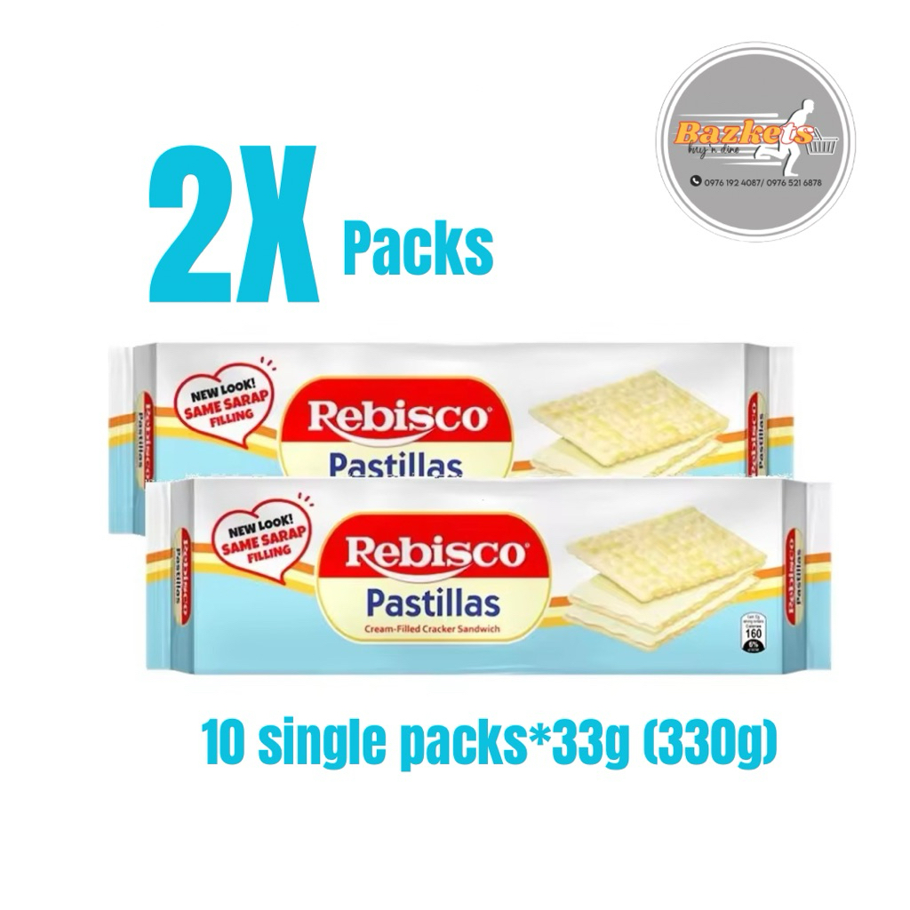 REBISCO PASTILLAS CREAM FILLED CRACKER SANDWICH / 10X32g / 2X by ...