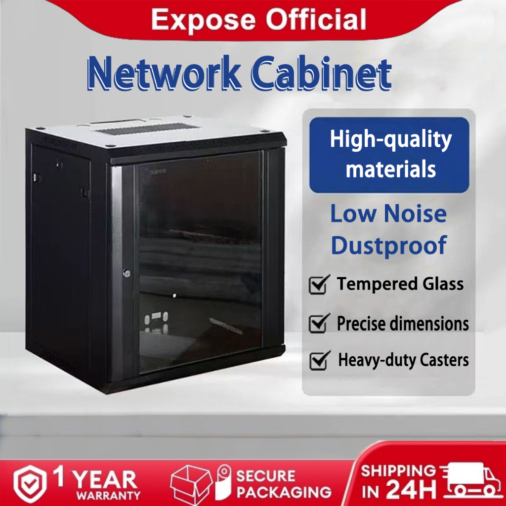 Expose Network Cabinet 4U/9U/12U Server Rack Wall Mount Sever Box ...