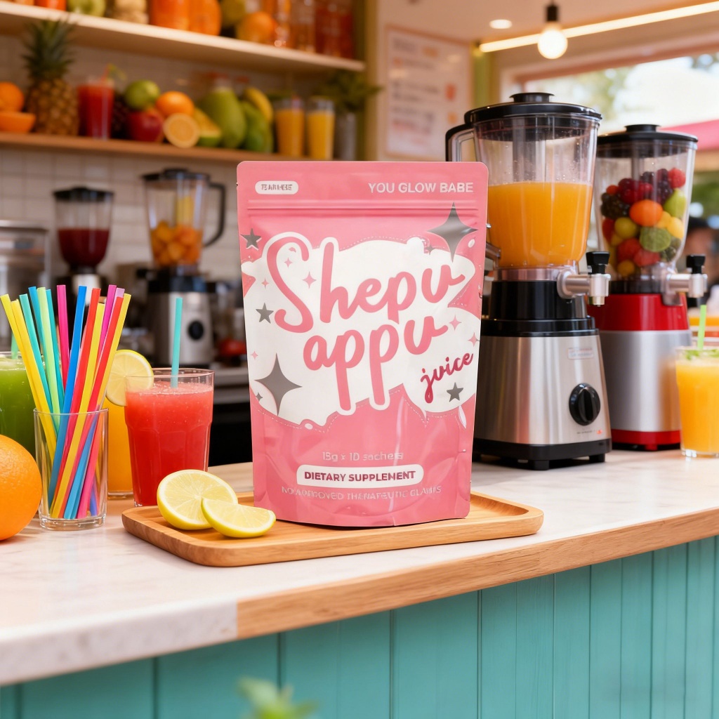 YOU GLOW BABE Shepu Appu Juice Supplement with Glutathione 15g x 10 ...