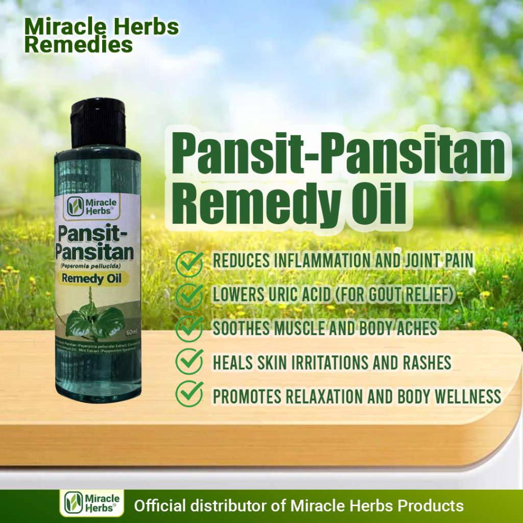 Miracle Herbs Pansit Pansitan Oil | Shopee Philippines