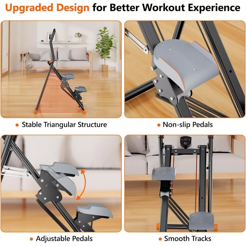 Stair Machine Climbing Stepper Foldable Master Climber Stepper Cardio ...