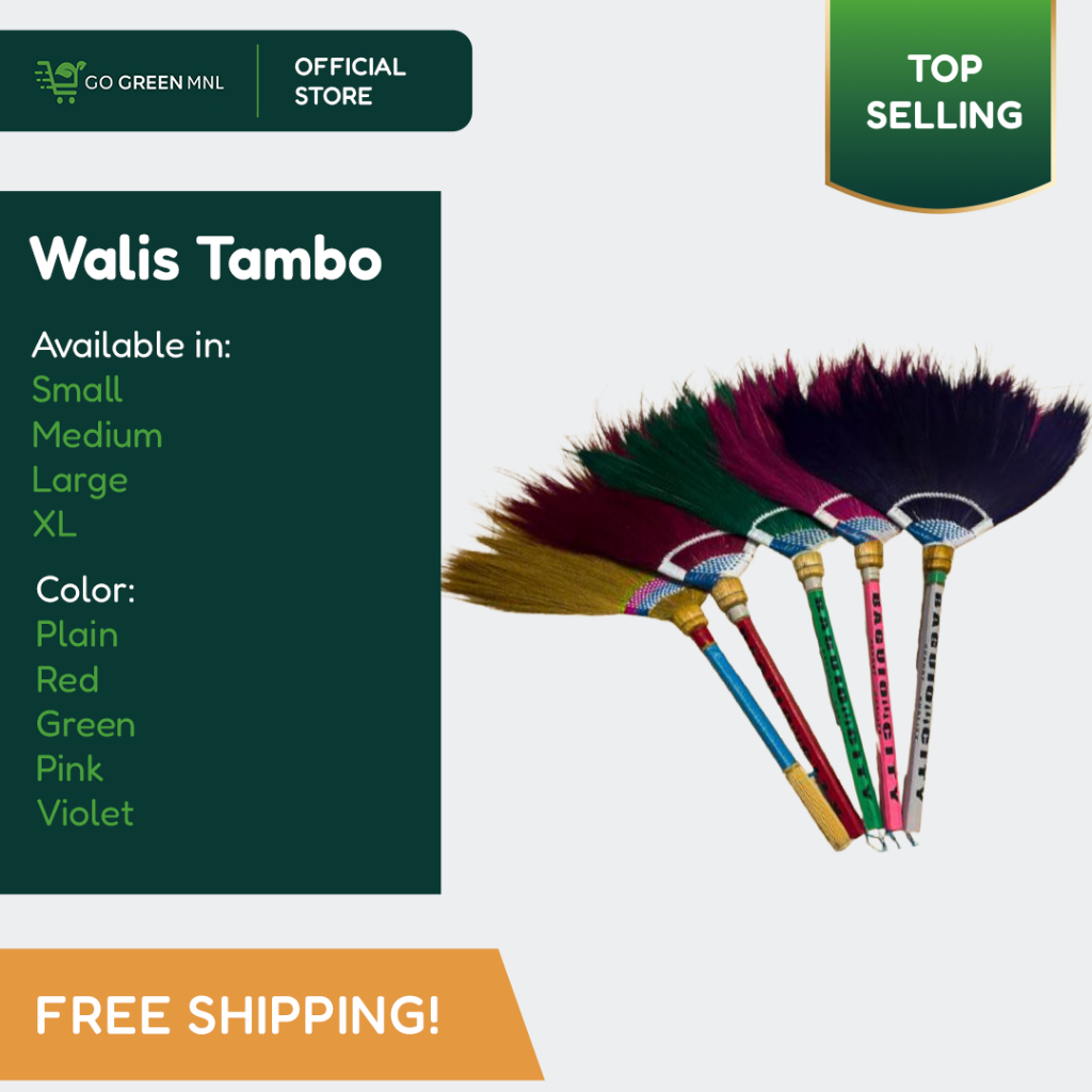 GOGREENMNL. WALIS TAMBO Broom Small Medium Large XL Jumbo | Shopee ...