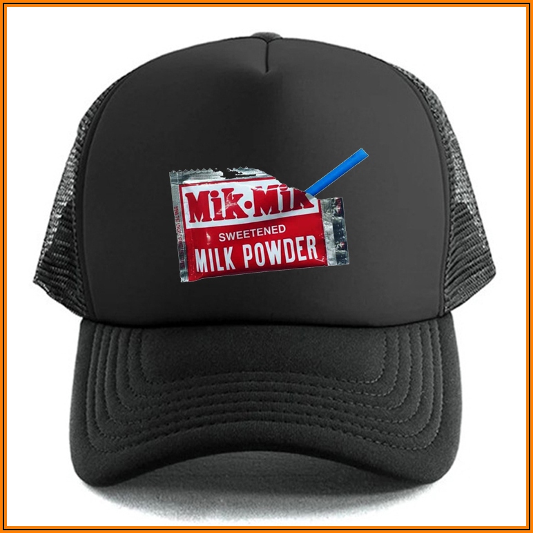 Mikmik Mik Mik Milk Powder Nostalgia Trucker Net Cap Breathable Mesh ...
