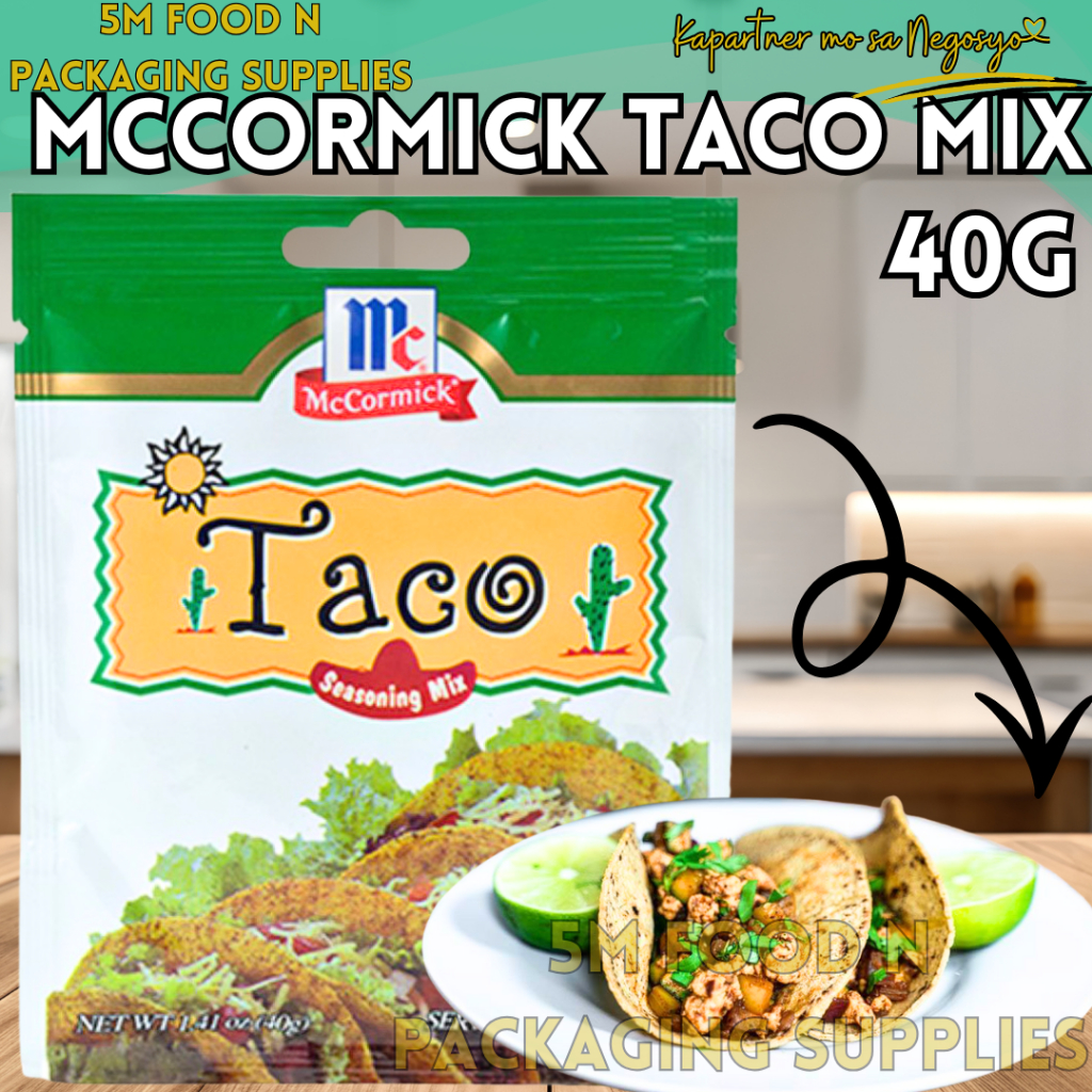 McCormick Taco Mix 40g – Flavorful Seasoning for Authentic Tacos shp3 ...
