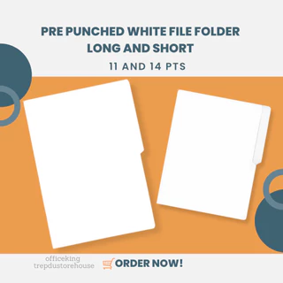 Shop long white folder for Sale on Shopee Philippines