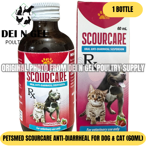 PETSMED SCOUR CARE ANTI-DIARRHEAL FOR DOG AND CAT (1 BOTTLE/60ML ...