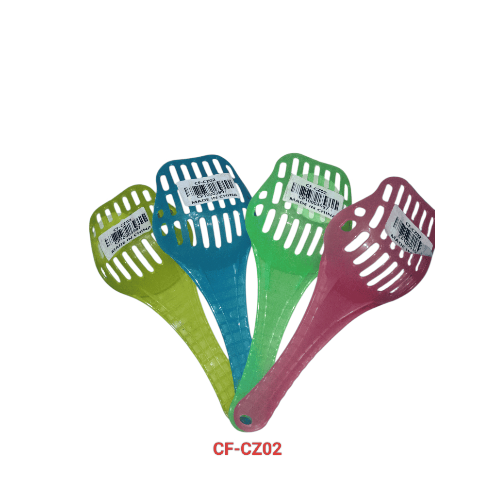 Colored Plastic Cat Litter Scoop Cleaner Scooper Shovel Sand Waste ...