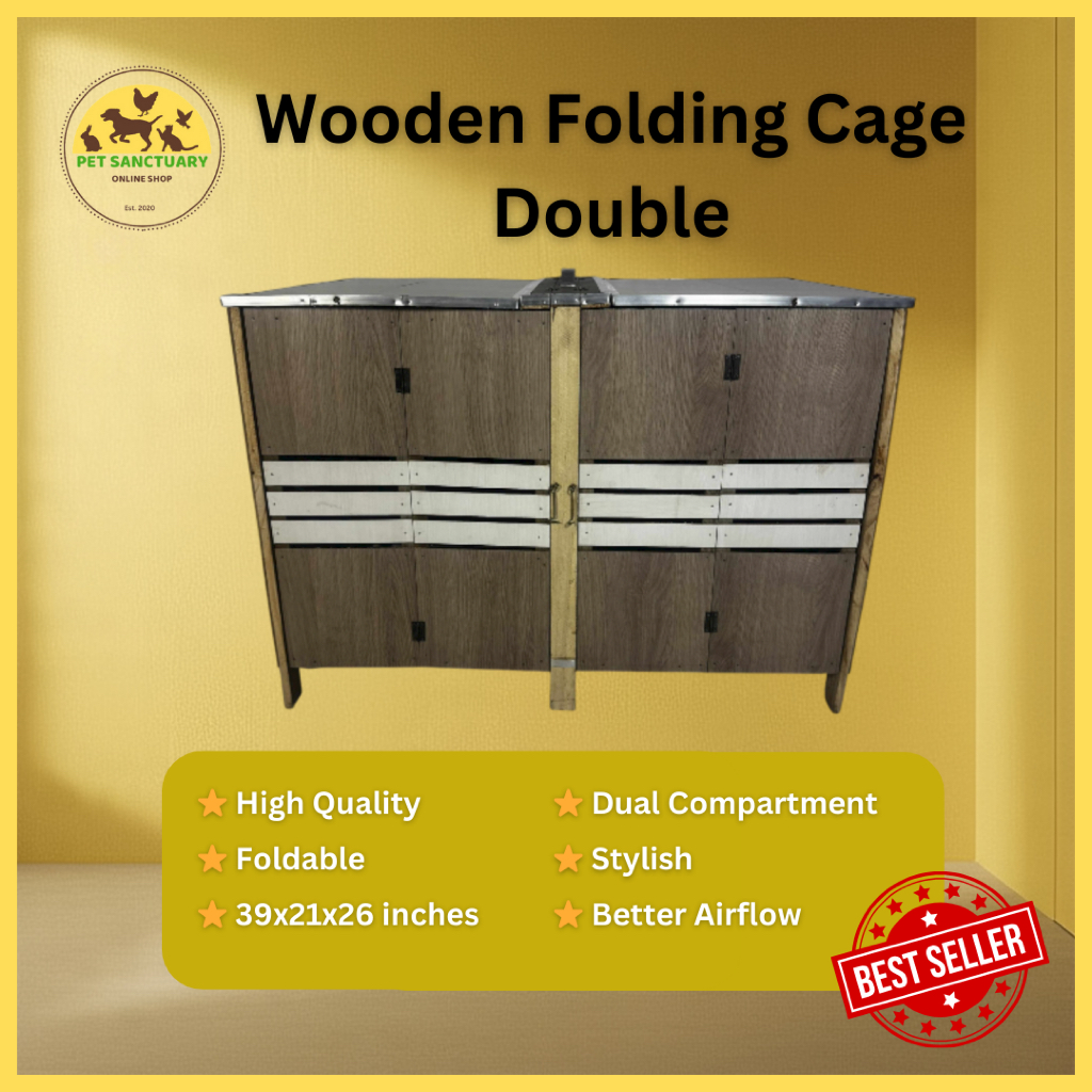 Folding Cage Wooden Standard/ Plastic Screen / Aluminum Screen /Travel ...