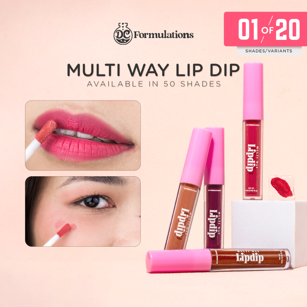 Multi-way Lip Dip (1 to 20) - DC Formulations 01 multiuse lipstick ...
