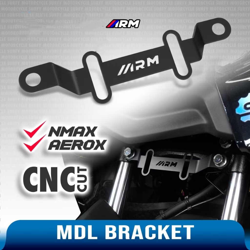 ARM Nmax Aerox MDL Bracket & Windshield Garnish Bracket CNC Cut Alloy ...