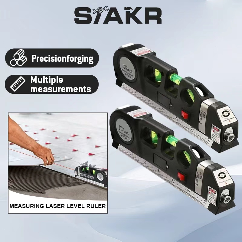 Laser Level Aligner Horizon Vertical Line Measure Tape Ruler ...