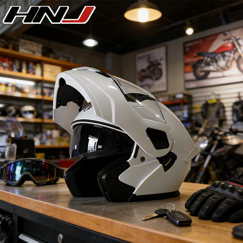 HNJ helmet 937 Modular helmet Dual visor Women Men Universal Helmet for ...