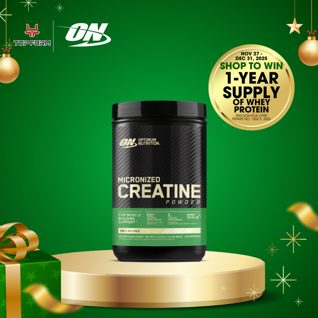 Optimum Nutrition ON Micronized Creatine Monohydrate Powder | Shopee ...
