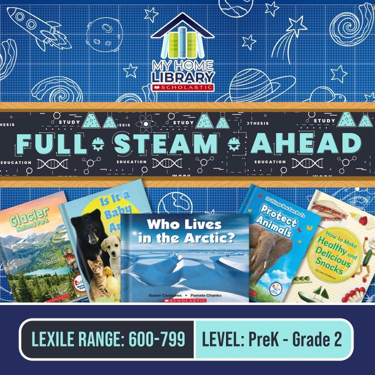 Full STEAM Ahead! (Preschool to Grade 2, Lexile 670-790) | Shopee ...