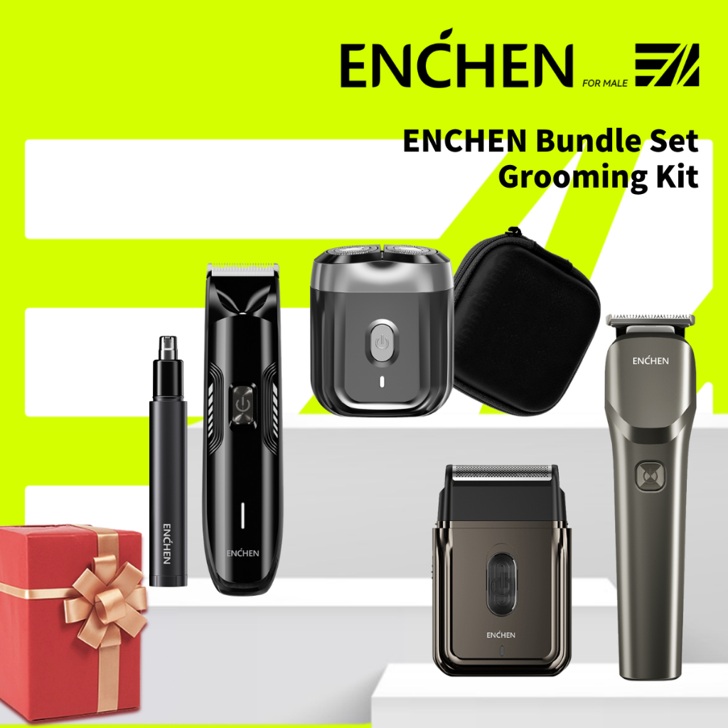 [Valentine's Day Gift Idea] ENCHEN Grooming Kit Bundle Set Of Mini 6 ...