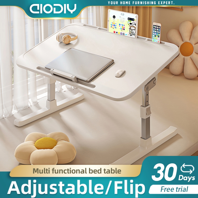 AIODIY Portable study table Foldable bed table for laptop Adjustable ...