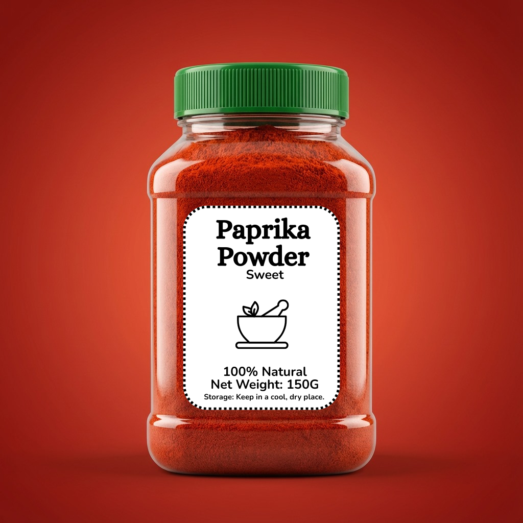 Sweet Paprika Powder 150g | Mild, Sweet & Vibrant Red Spice for Cooking ...