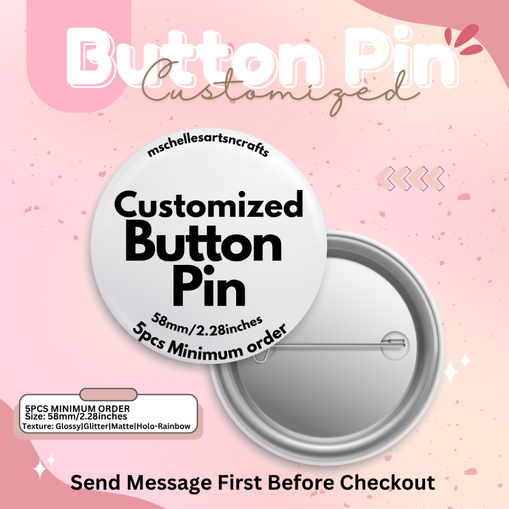 Shop customized pin for Sale on Shopee Philippines