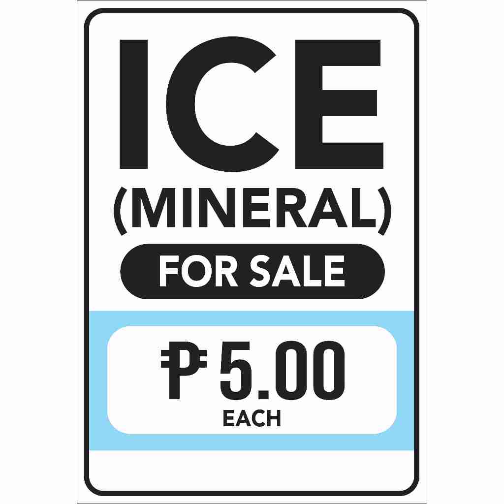 Shop ice for sign for Sale on Shopee Philippines