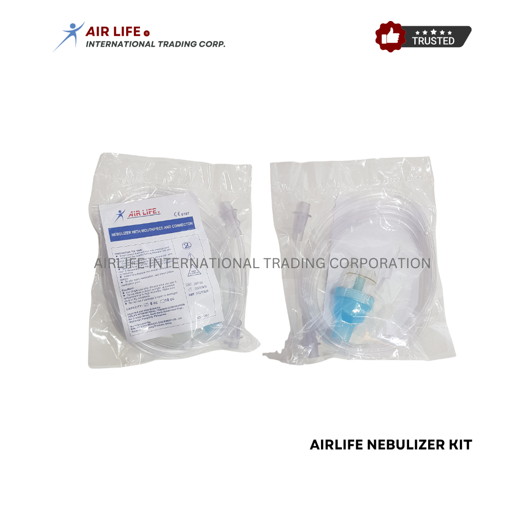 AIRLIFE Nebulizer Kit (1 SET NEBULIZER WITH MOUTHPIECE AND CONNECTOR ...