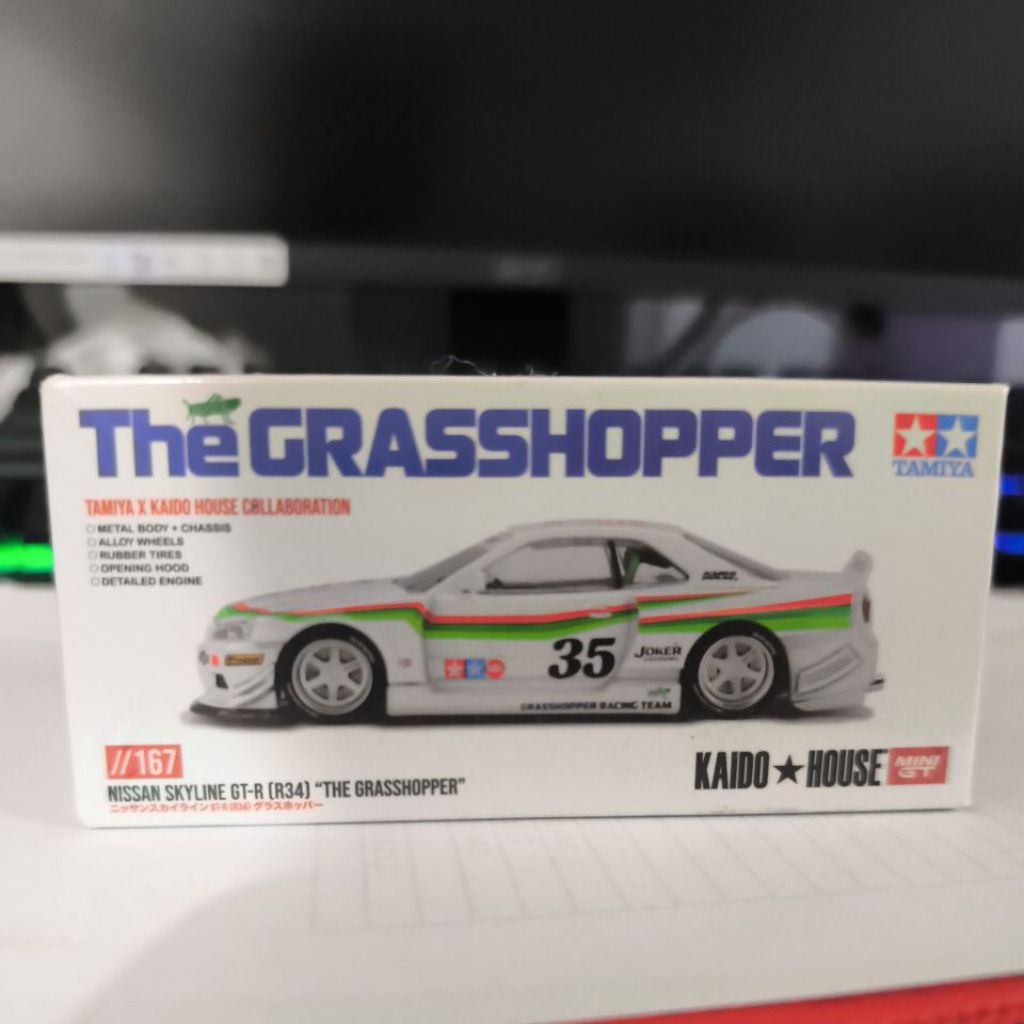 Kaido Nissan Skyline GT-R (R34) The Grasshopper - KHMG167-(SEALED BOX ...
