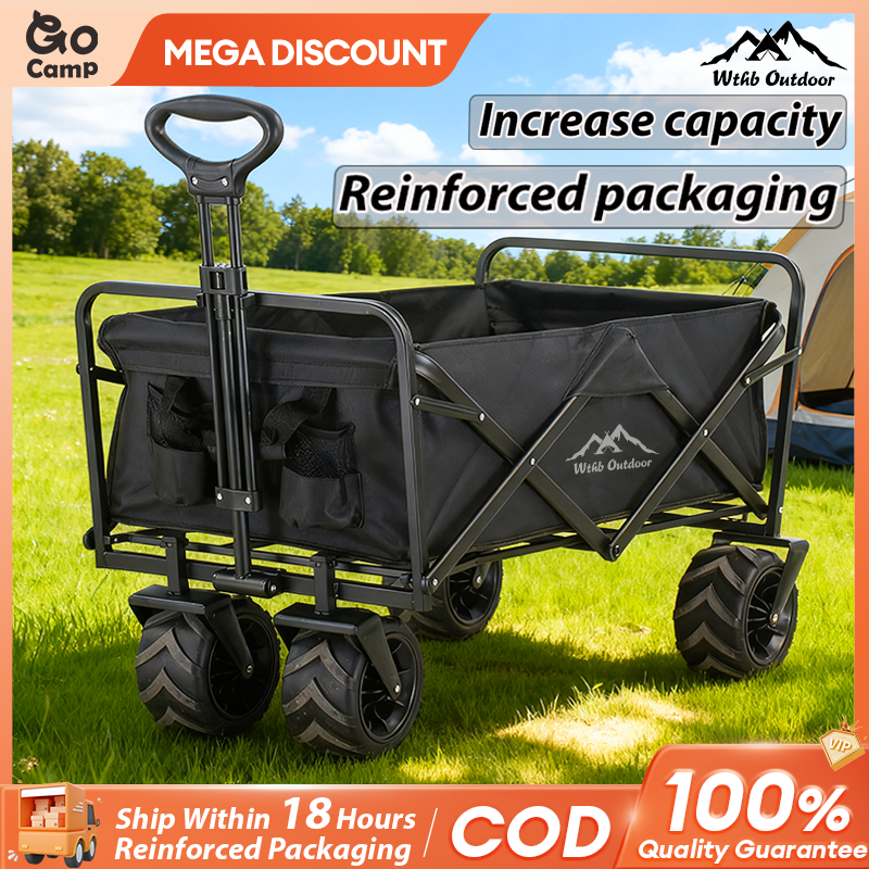WTHB Camping trolley cart Multifunctional Foldable Portable Outdoor ...