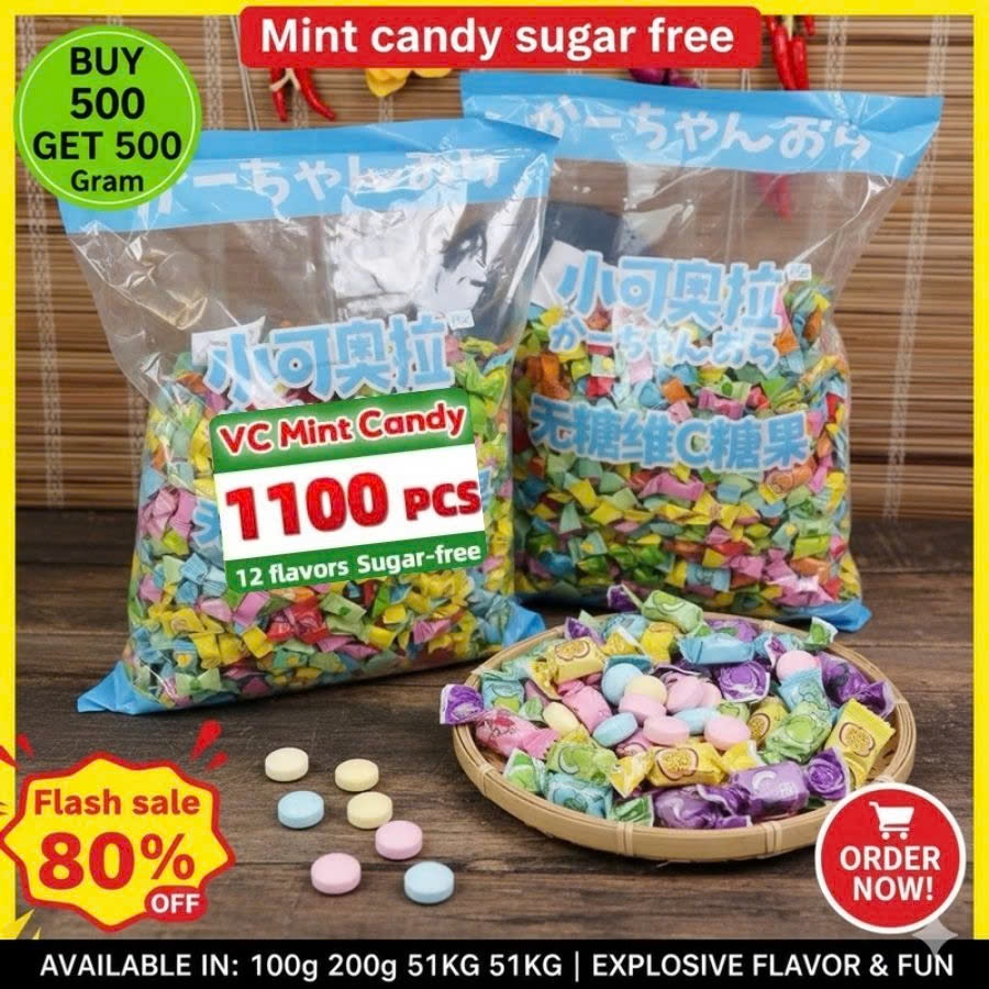 MEGA SALE [BUY 1 GET 1]Delicious Vitamin C Sugar-Free Fruit Candy ...
