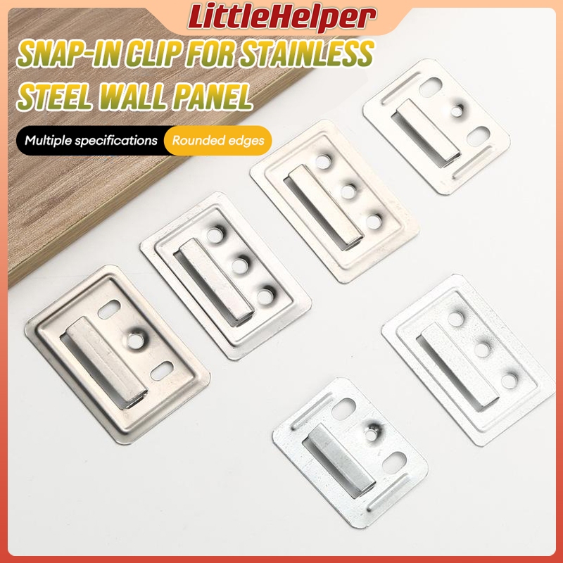 100Pc Metal Clip For Wpc Wall Stainless Steel Fluted Cladding Clip Easy ...