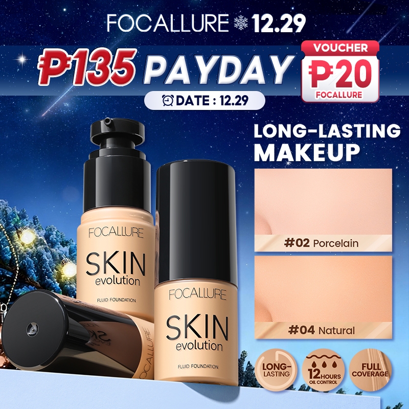 FOCALLURE 24Hours Foundation HD Full Cover Matte Liquid BB Cream Matte ...