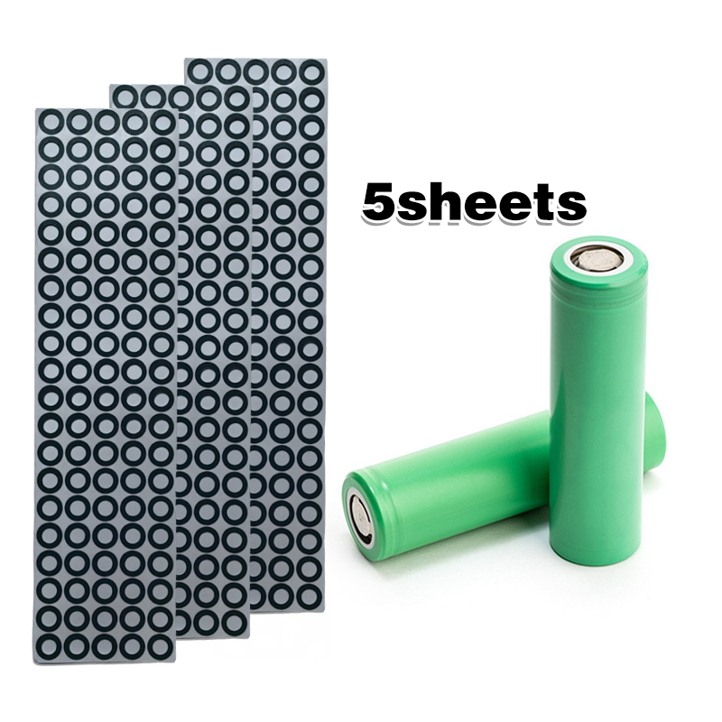 500pcs 18650 Li-Ion Battery Insulation Gasket Insulator Pack Cell Glue ...