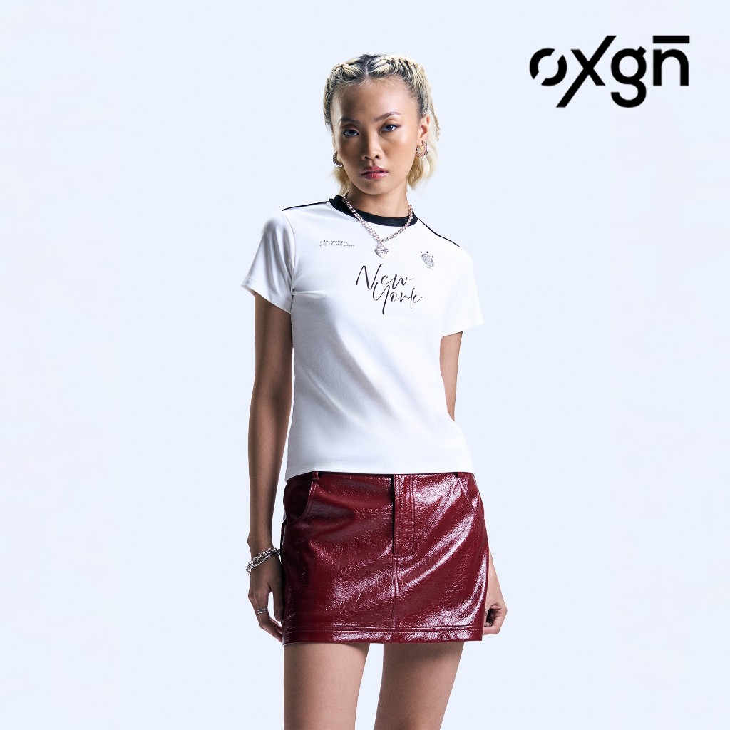 OXGN New York Ringer Graphic Slim T-Shirt For Women | Shopee Philippines