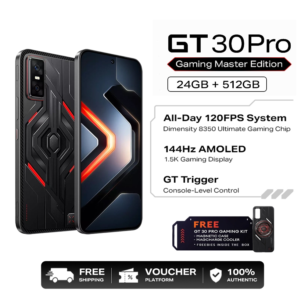 SmartPhone GT 30 Pro 5G 12+512GB 144Hz AMOLED 1.5K Gaming Display ...