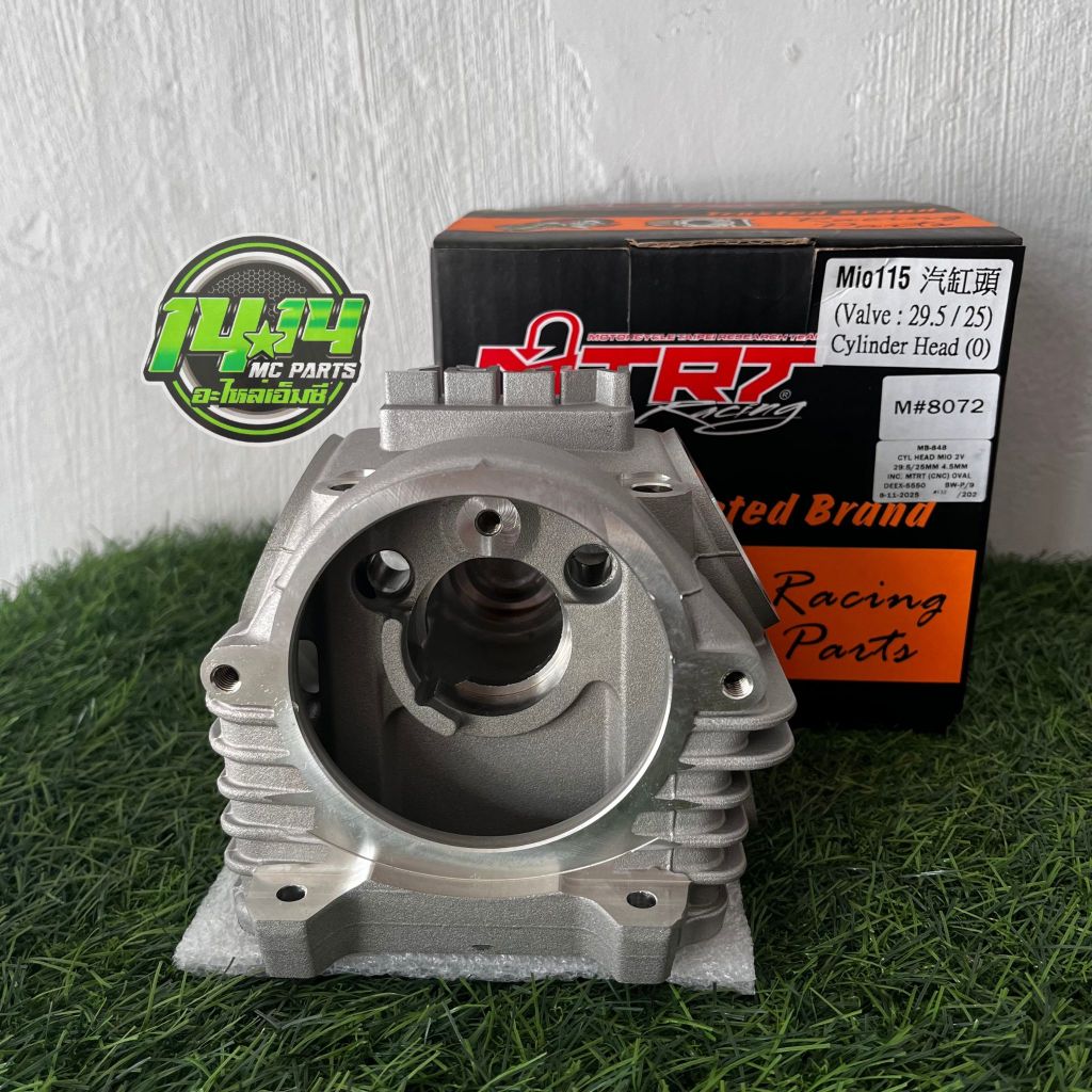 MTRT Cylinder Head 29.5/25mm (CNC OVAL) (Mio Sporty/Soulty) | Shopee ...