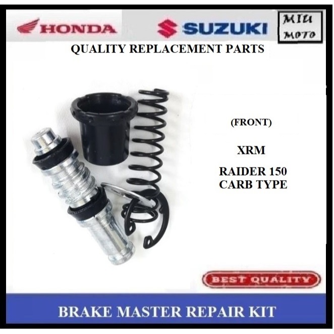 HONDA XRM SUZUKI RAIDER 150 CARB TYPE BRAKE MASTER CYLINDER REPAIR KIT ...
