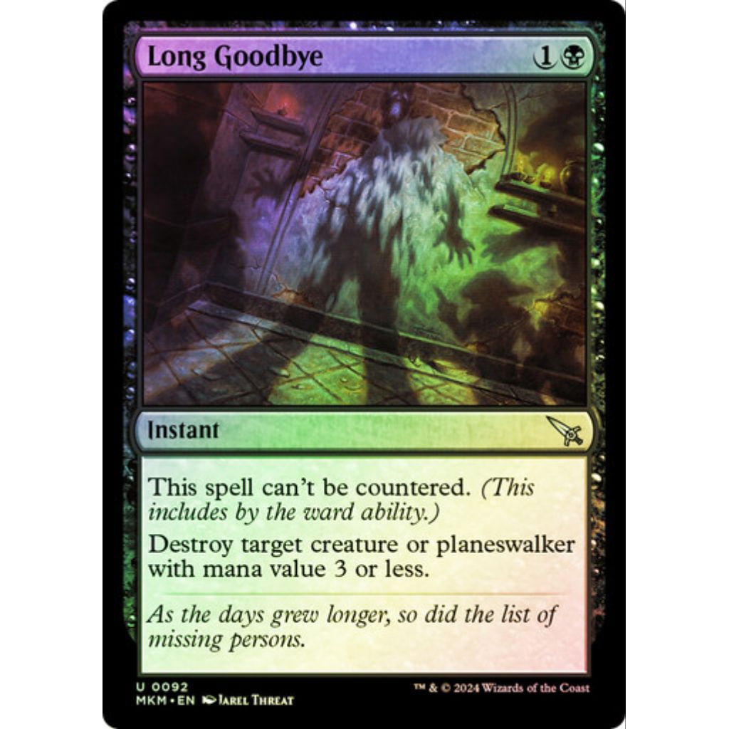 Long Goodbye FOIL NM MTG - Murders at Karlov Manor (MKM) | Shopee ...