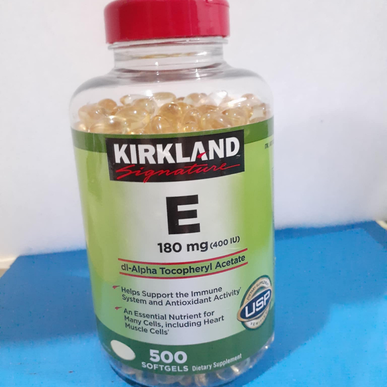 Kirkland Signature Vitamin E Softgels 400 IU Antioxidant Support, Orig ...