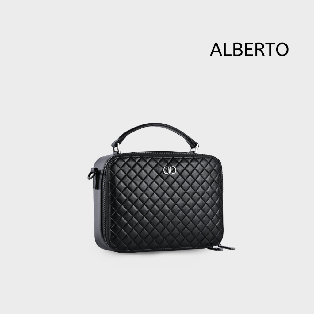 ALBERTO Men's Wyler Woven Crossbody Bag | Shopee Philippines