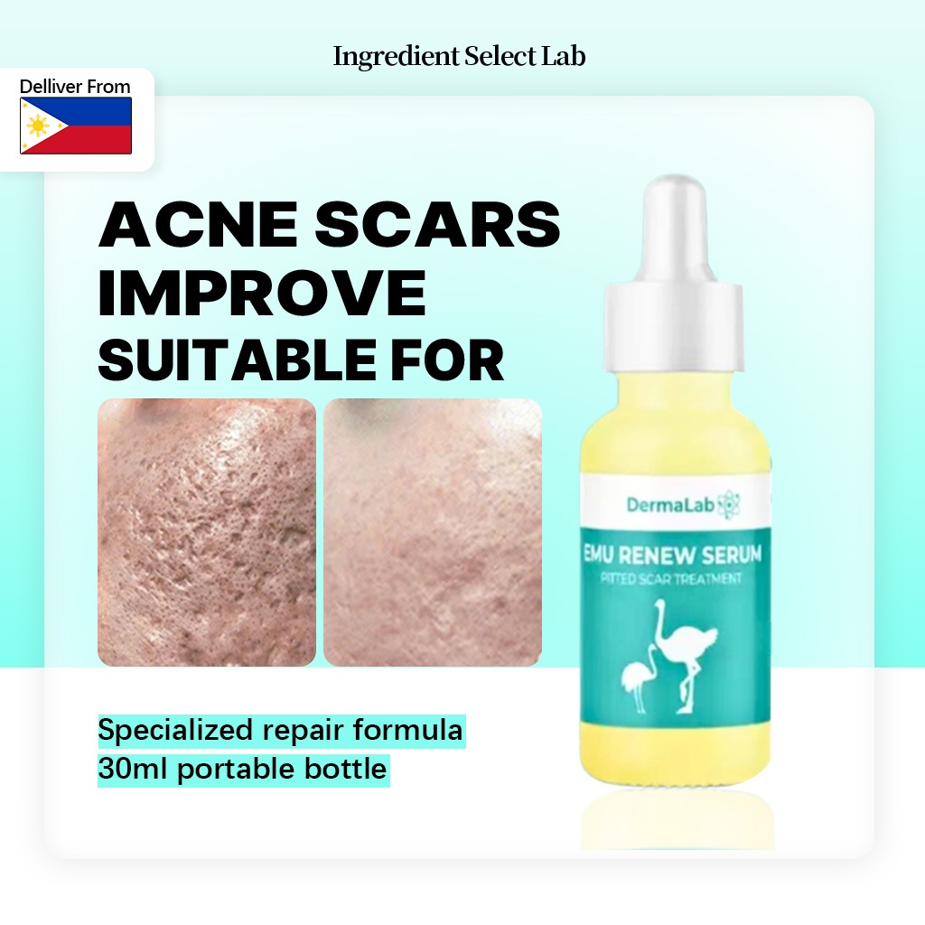 DermaLab Emu Renewal Serum (30ml) – Targeted Pitted Scar Repair, Deep ...