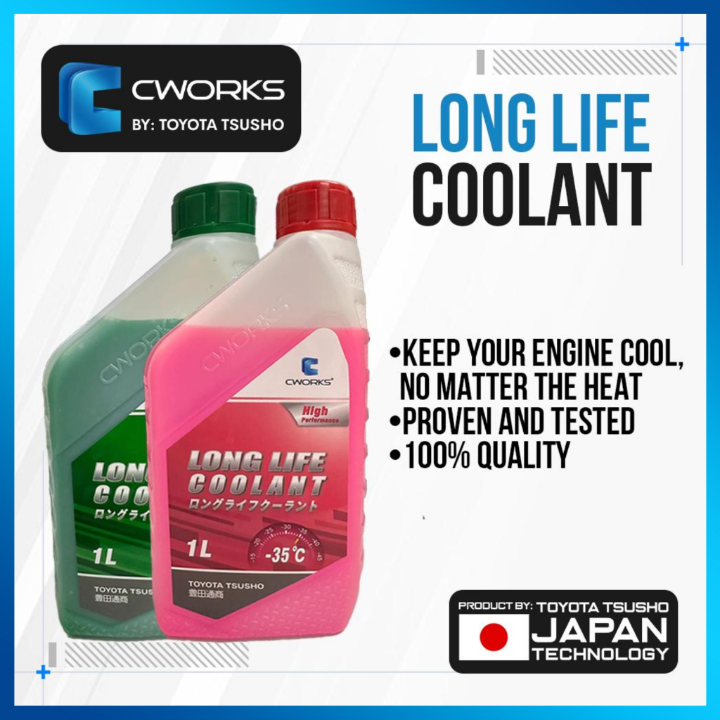 CWORKS LONG LIFE COOLANT READY TO USE - JAPAN TECHNOLOGY | Shopee ...