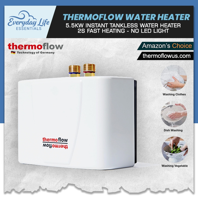 Thermoflow Multi Point Tankless Instant Water Heater 5.5KW | Water ...