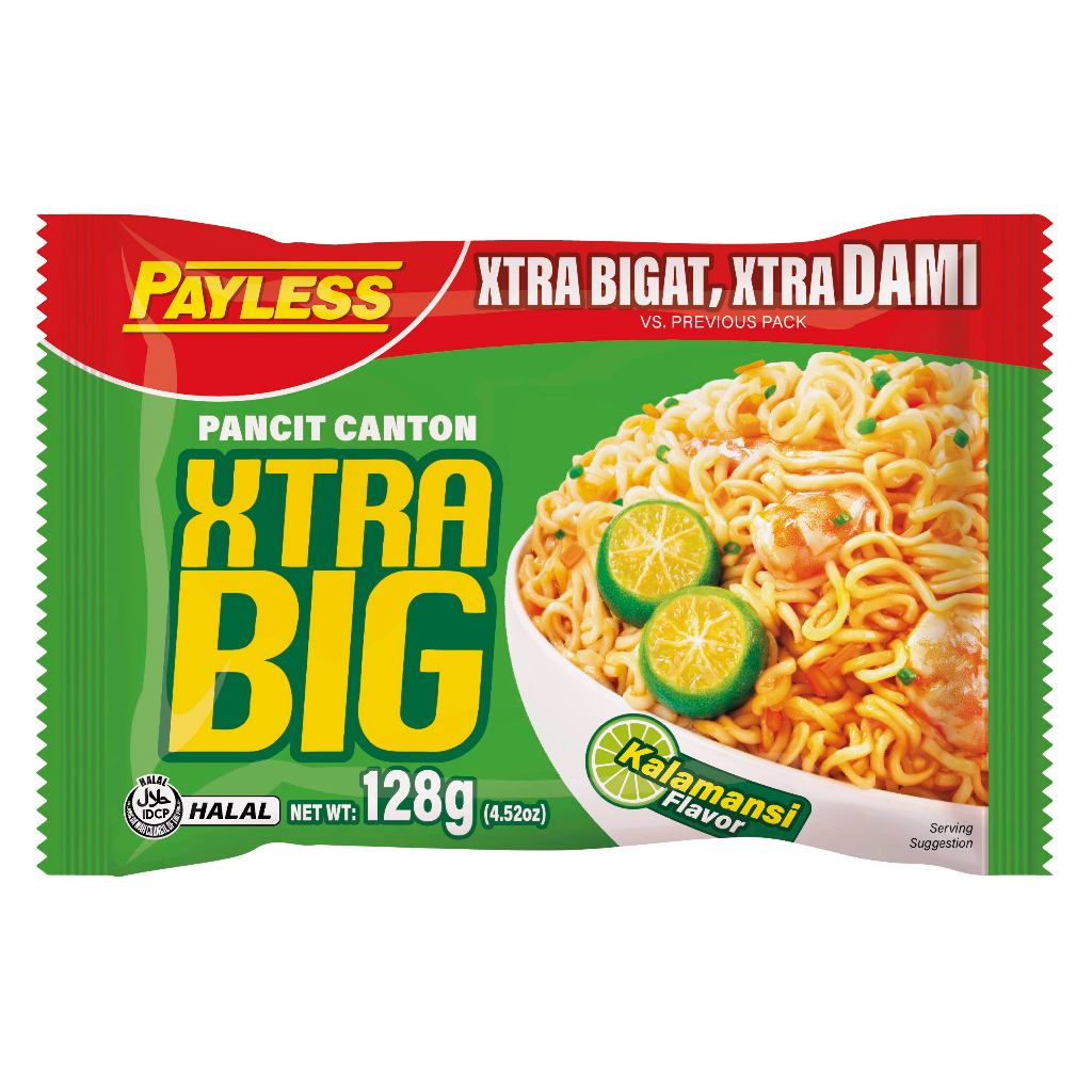 Payless Xtra Big Pancit Canton Kalamansi (128g) | Shopee Philippines