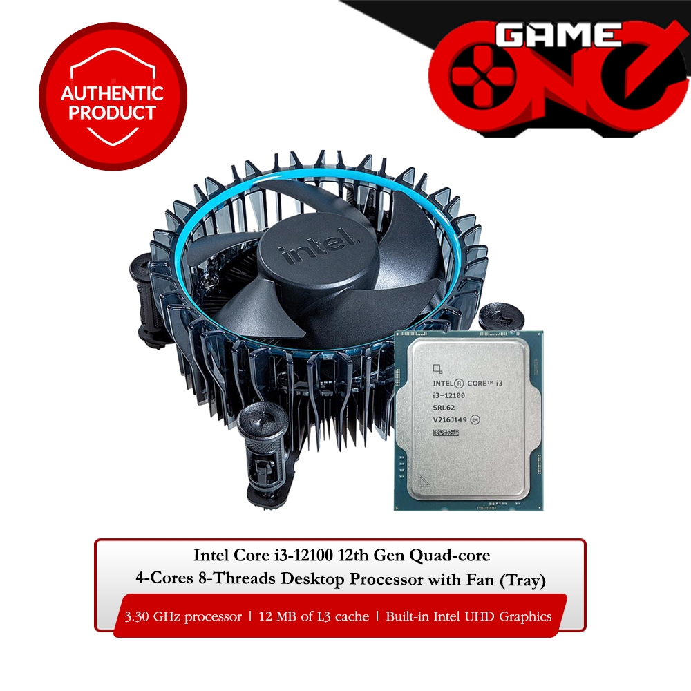Intel Core i3-12100 12th Gen Quad-core 4-Cores 8-Threads Desktop ...