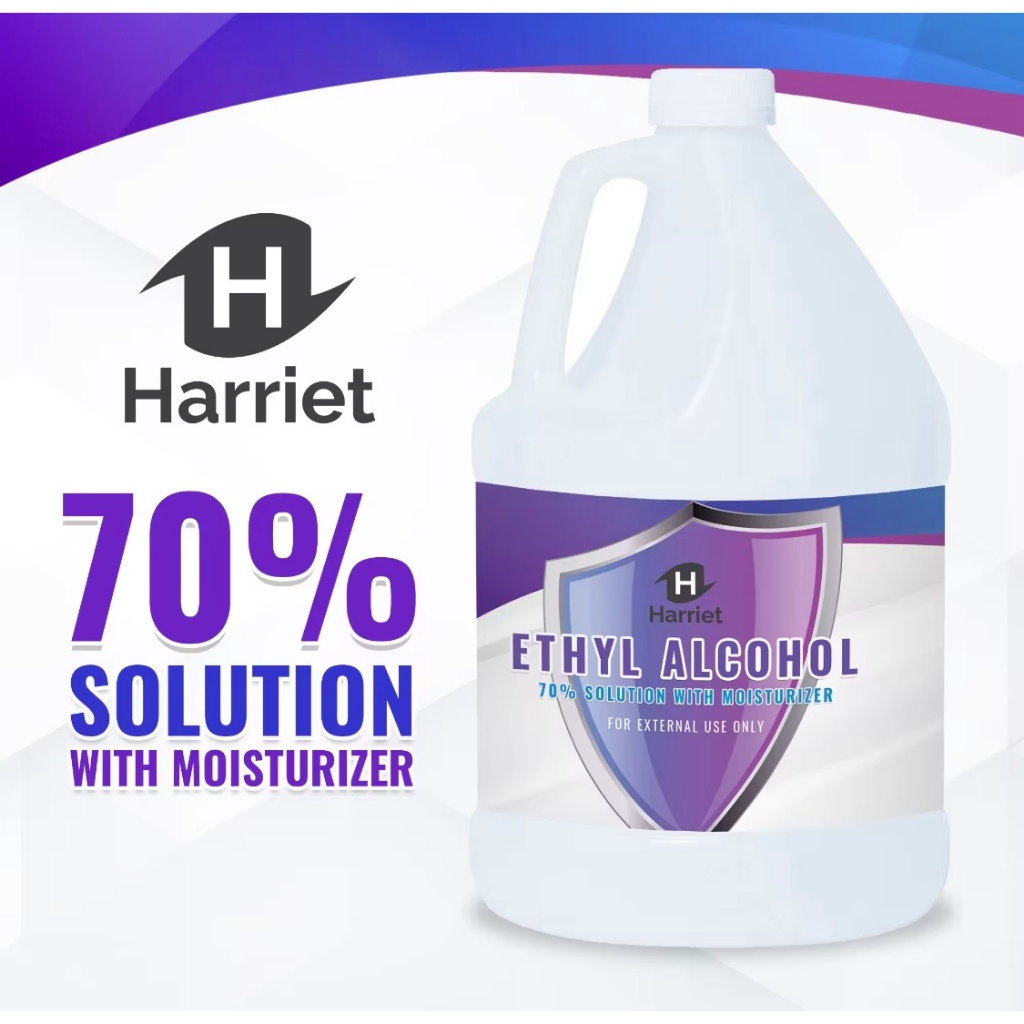 Harriet 70% Ethyl Alcohol With Moisturizer 1 Gallon with FREE Soap ...