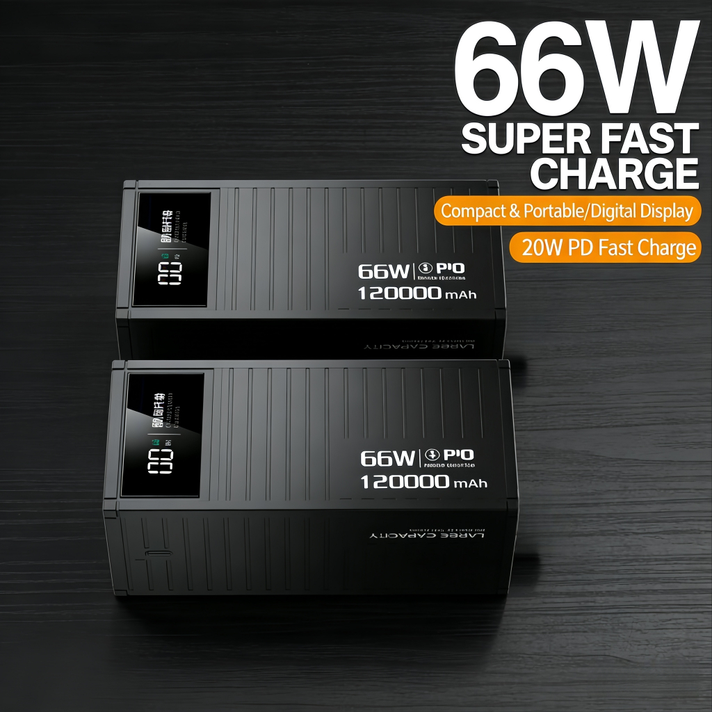 ES PRO PowerBank original 100000mAh Dual 4USB 2type-c Output iphone ...