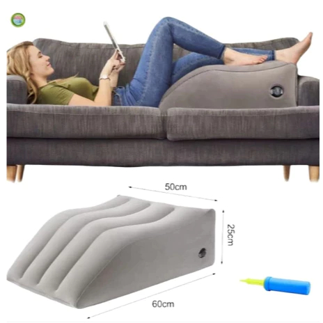 Inflatable Leg Elevation Pillow Foot Support Cushion Portable Wedge ...